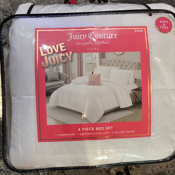 Juicy Couture | Bedding | King Size Juicy Couture Comforter Set | Poshmark